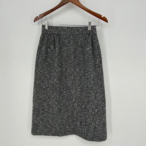 Koret Petites | Skirts | Vintage Koret Petites Black White Tweed A Line ...